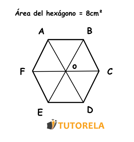 Área de un hexágono regular | Tutorela