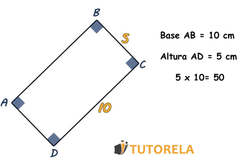 ¿Cómo se calcula el área de un rectángulo? | Tutorela